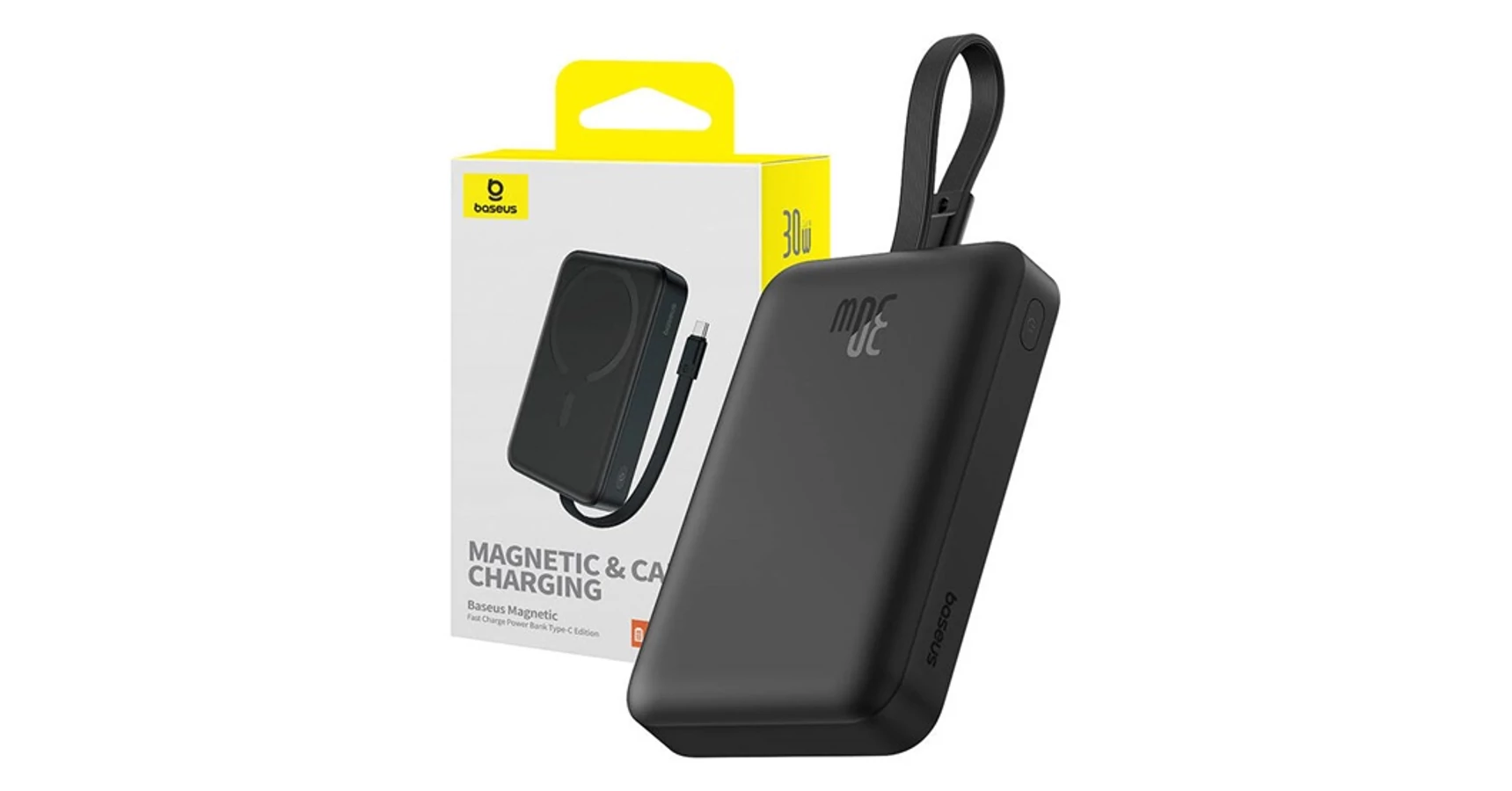 Baseus MagSafe Magnetic Mini Powerbank 10000mAh, USB Type-C, 30W ...