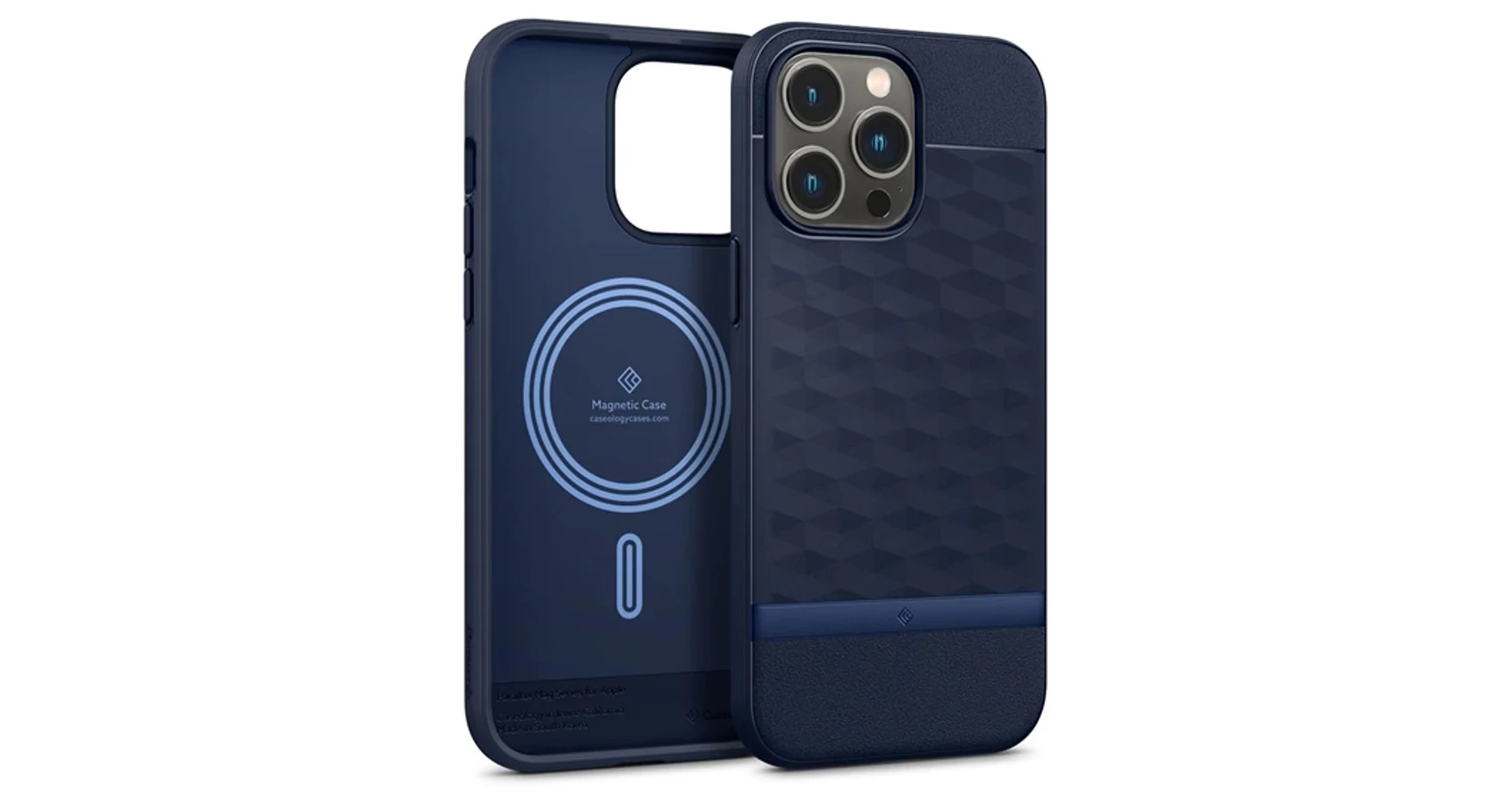 Caseology Parallax Mag Apple iPhone 14 Pro Max Midnight Blue MagSafe ...