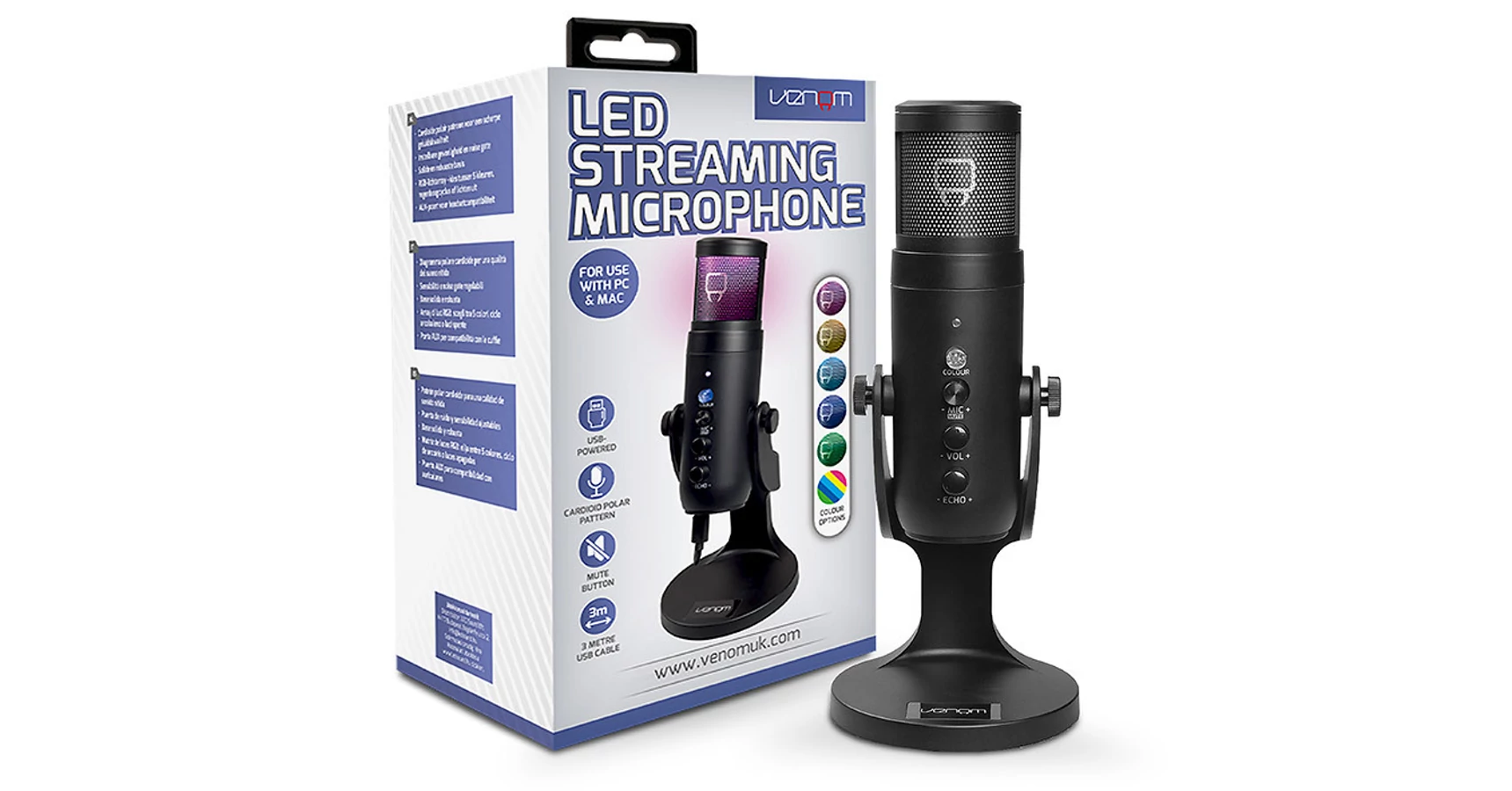 Venom VS2868 Streamer Mikrofon - Mobiltelefon tartozék