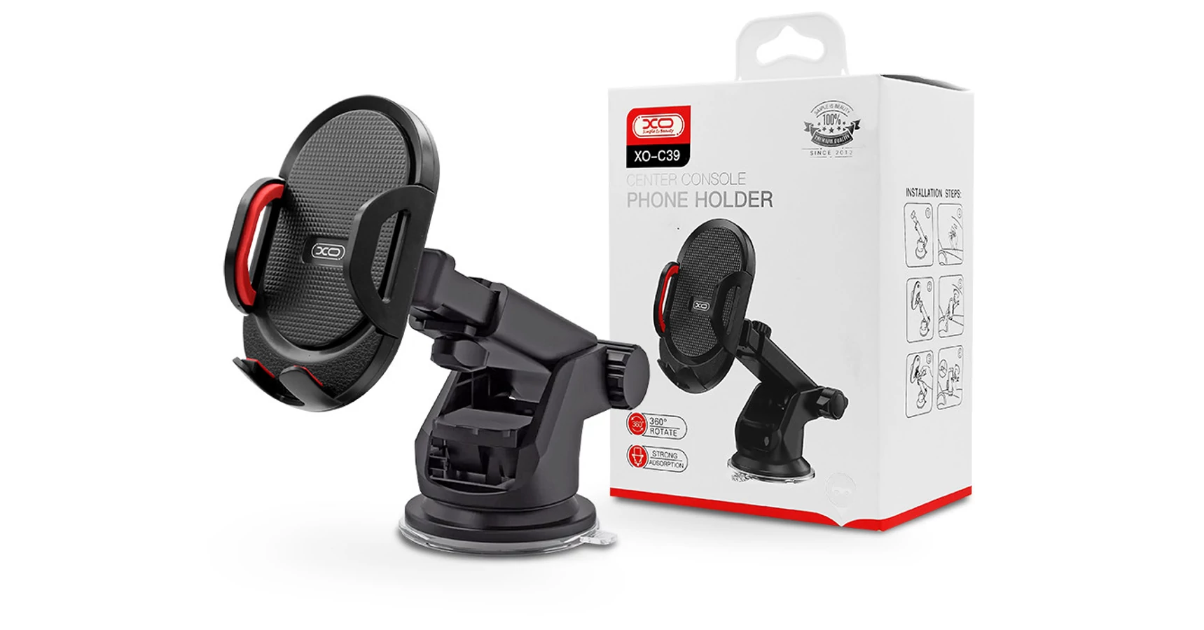 XO univerzális műszerfalra/szélvédőre helyezhető autós tartó - XO C39 ...