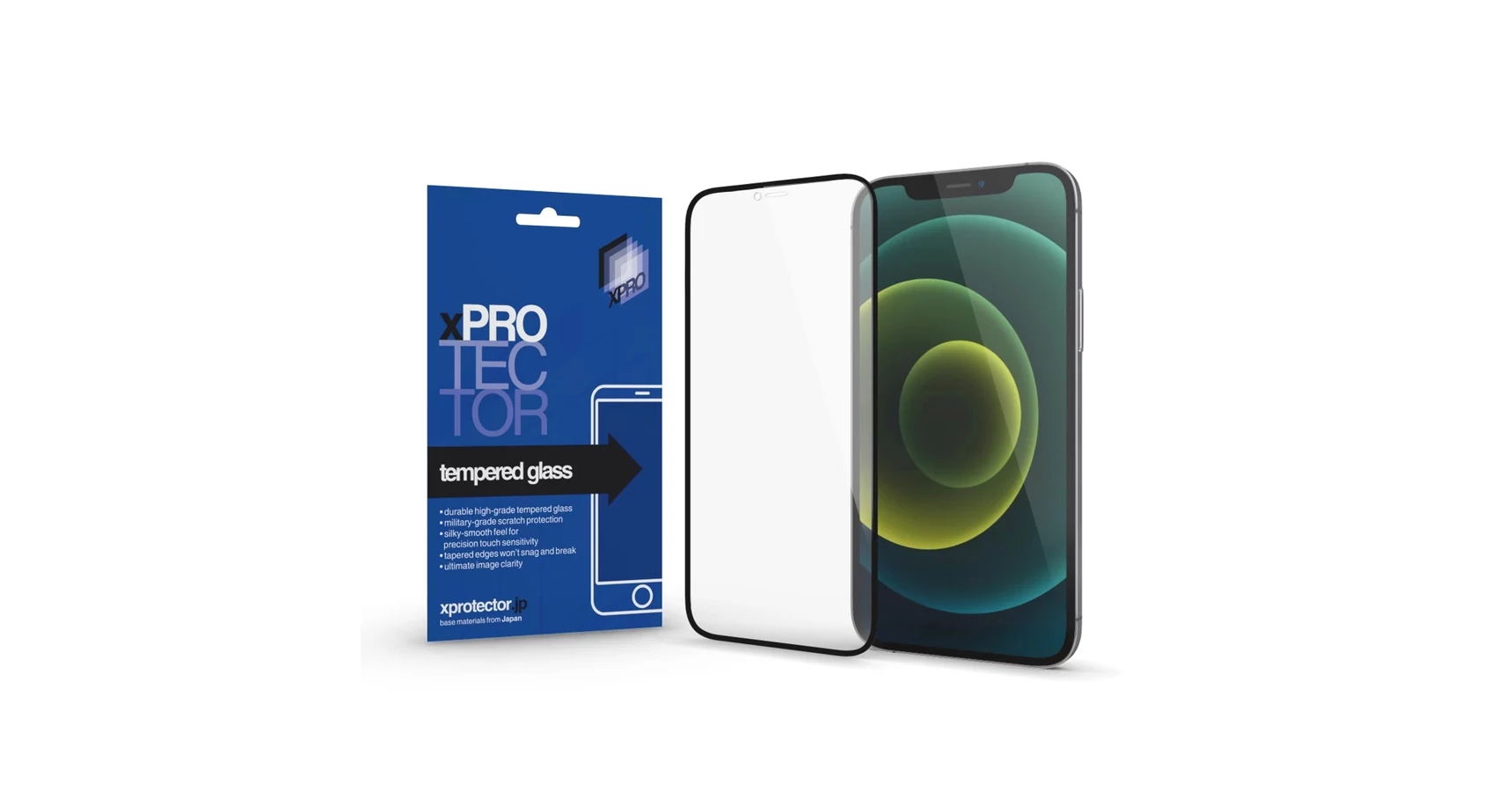 Xprotector XPRO™ Tempered Glass 0.33 Full 3D Black kijelzővédő üveg ...