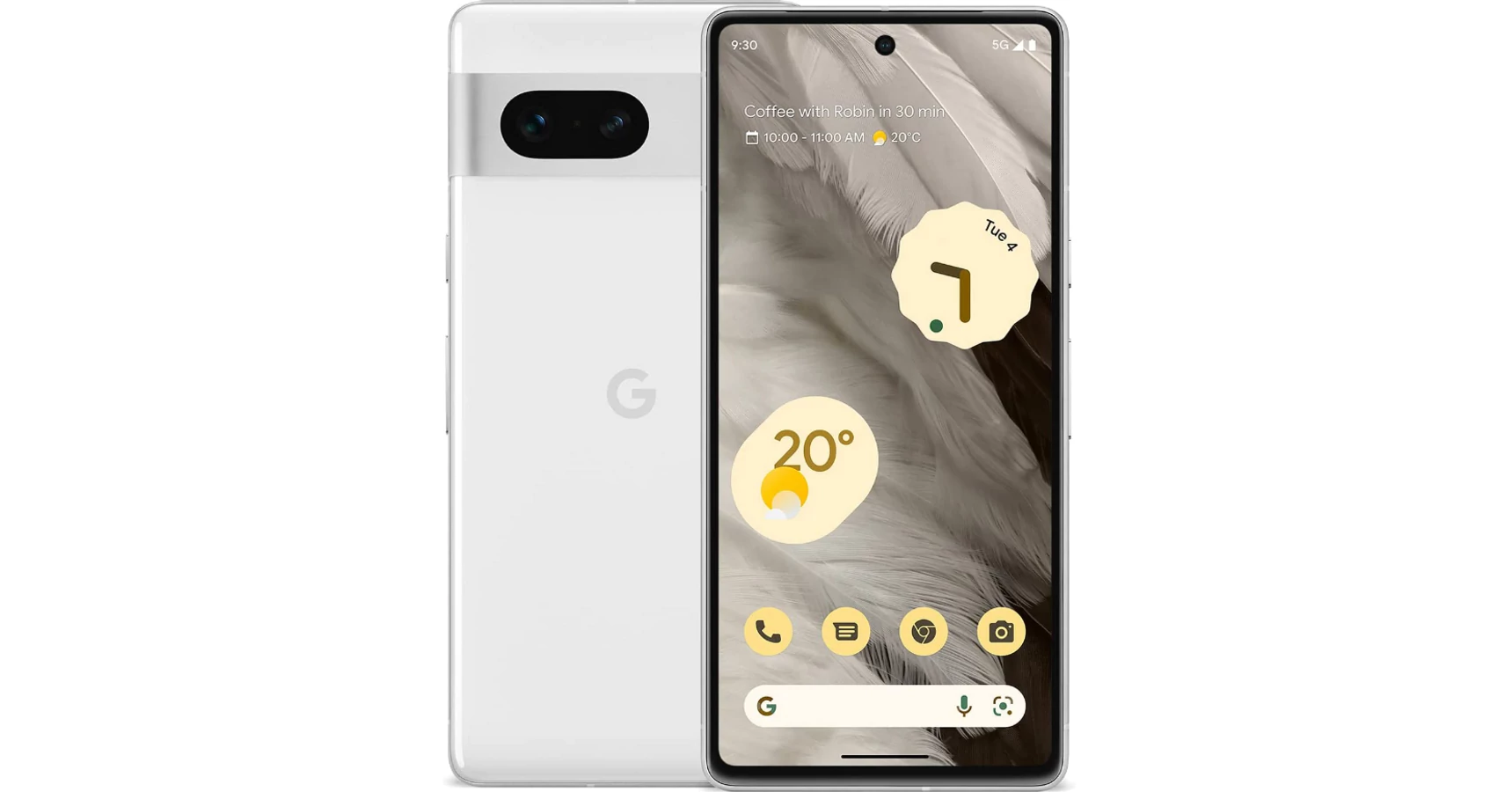 Google Pixel 7 5G 128GB 8GB RAM Dual fehér - Pixel 7 5G