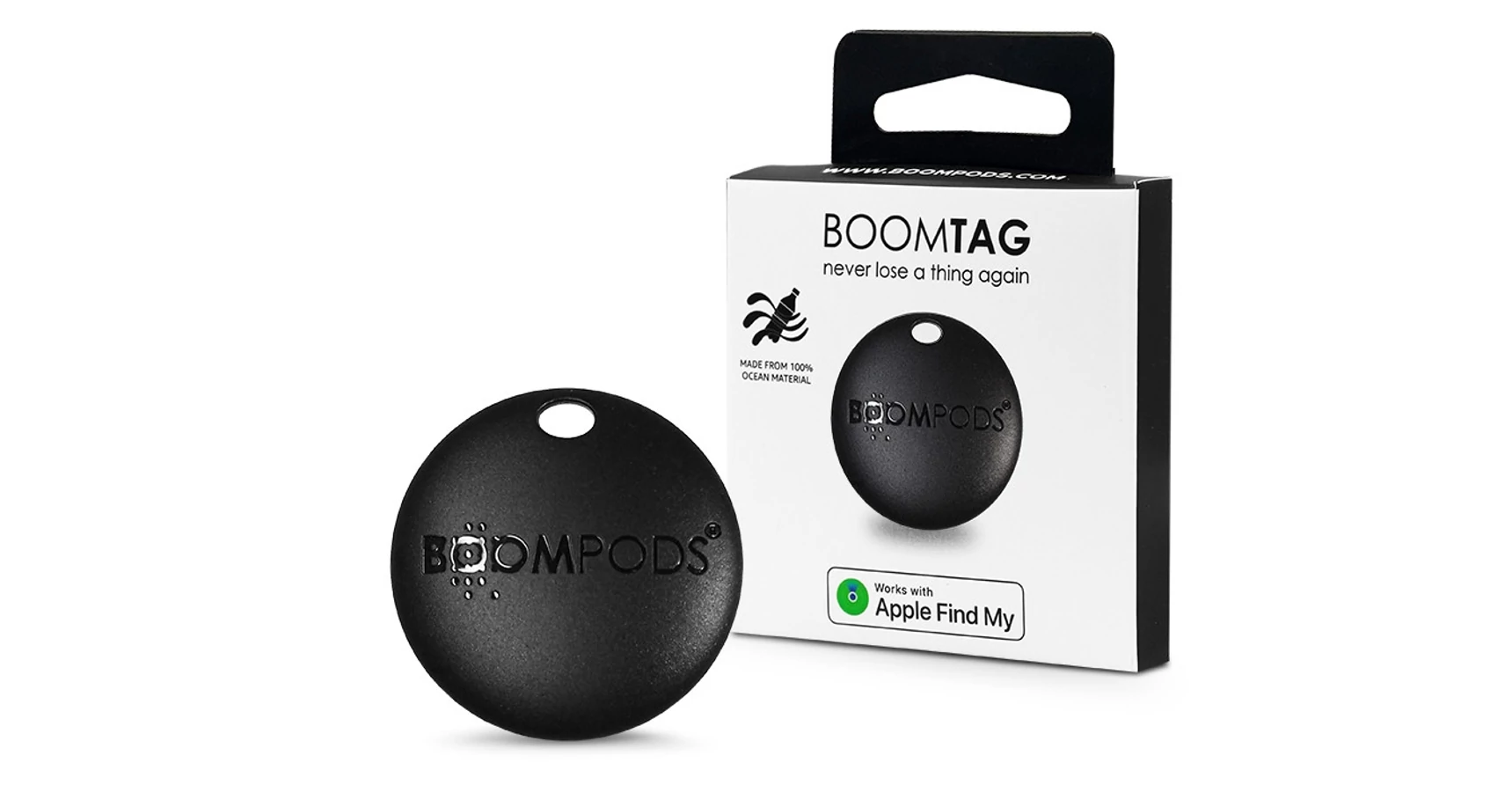 Boompods bluetooth tracker AirTag - Boompods Boomtag - fekete ...