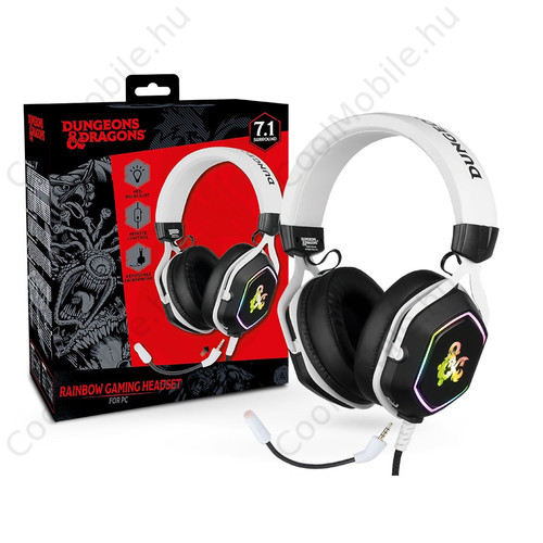 Konix Dungeons&Dragons Rainbow Gaming Headset - Mobiltelefon tartozék