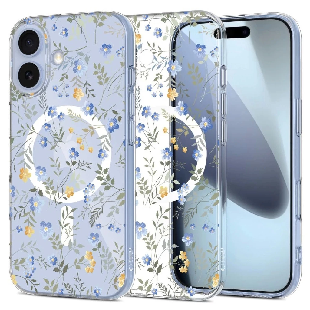 TECH-PROTECT FLEXAIR MAGSAFE iPhone 17 készülékhez tok SPRING FLOWERS ...